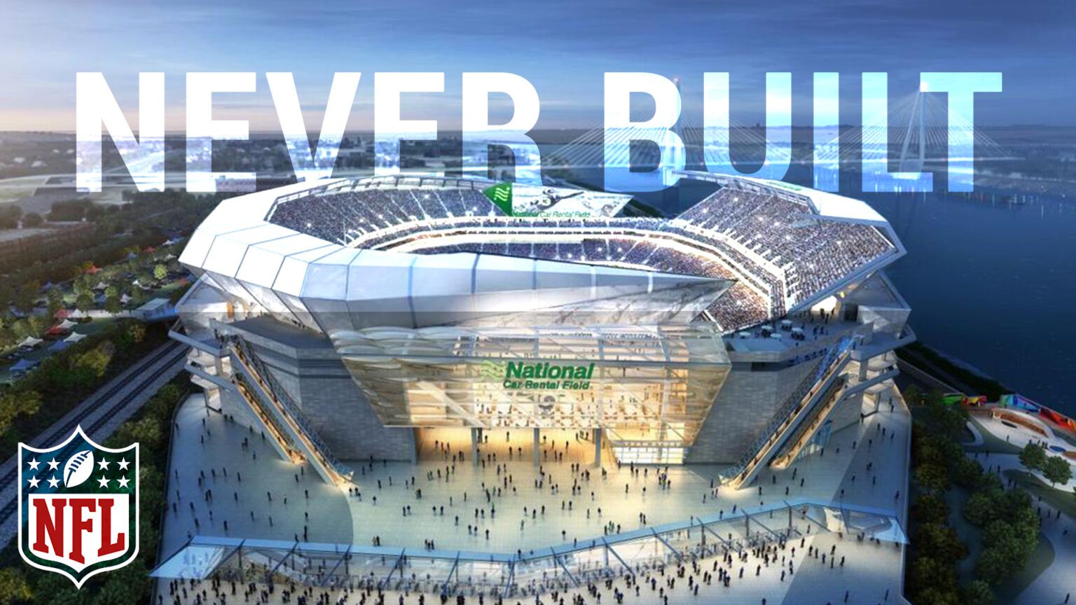 10 NFL Stadiums That Were Never Built - TFC Stadiums