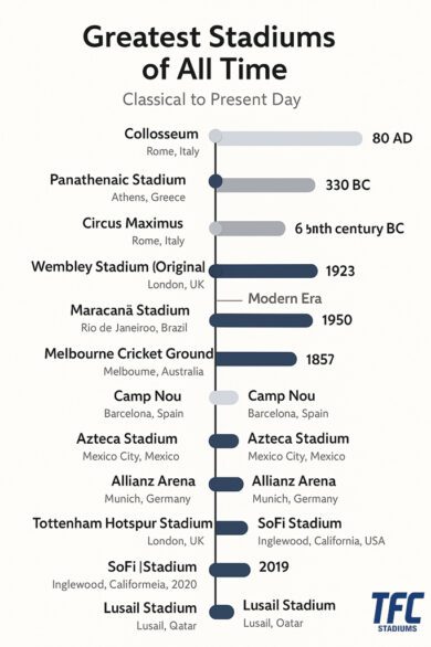 The Greatest Stadiums in History: From Ancient Arenas to Modern Marvels ...