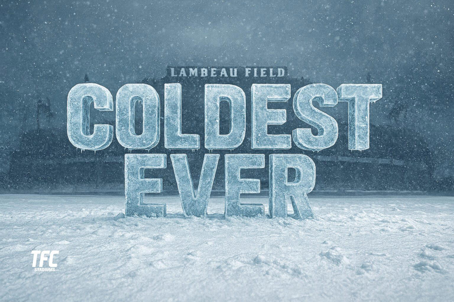 Coldest Games Ever Played at Lambeau Field - TFC Stadiums