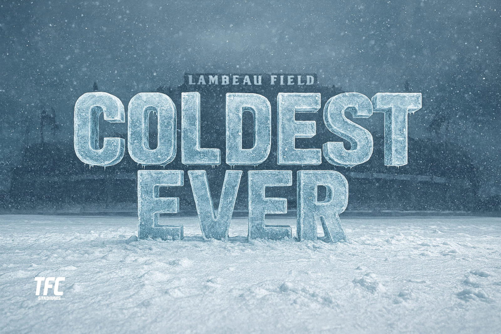 Coldest Games Ever Played at Lambeau Field - TFC Stadiums