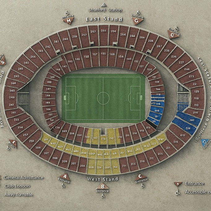 London Stadium Seating Plan Explained - TFC Stadiums