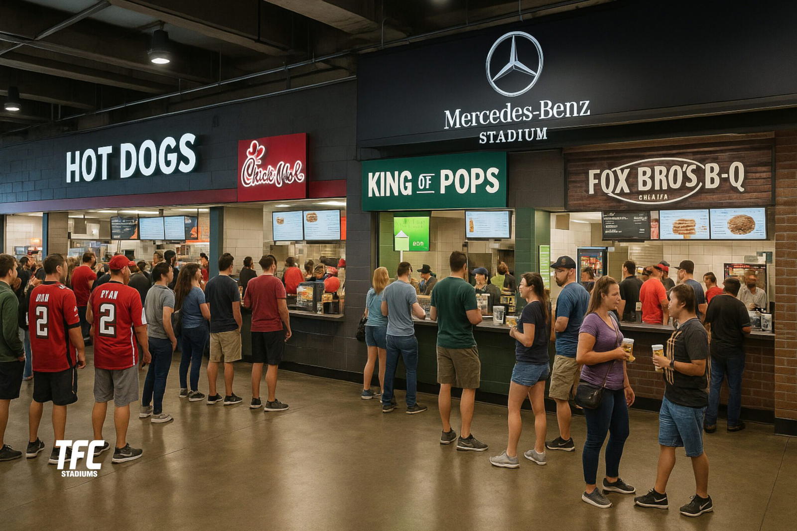 Best Food and Drink Options at Mercedes-Benz Stadium - TFC Stadiums