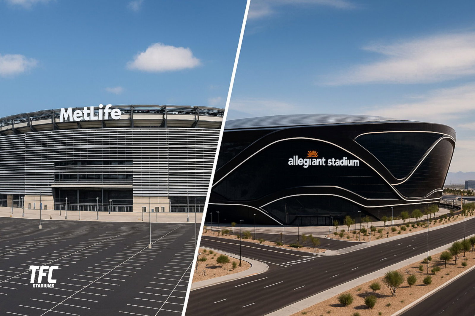 MetLife Stadium vs Allegiant Stadium: Tradition Meets Technology