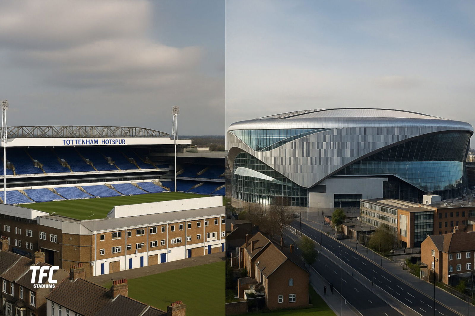 White Hart Lane vs Tottenham Hotspur Stadium | History, Design, and ...