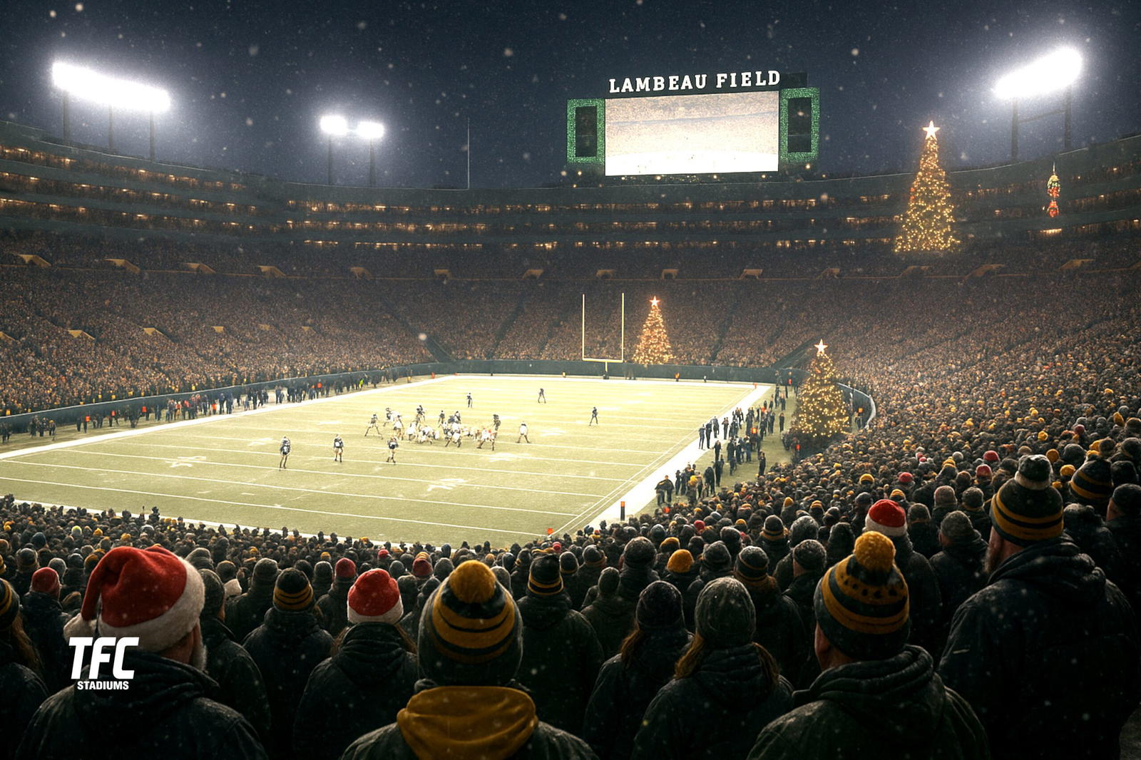 Christmas At Lambeau Field: Frozen Breath, Cheese Curds And Pure NFL Magic