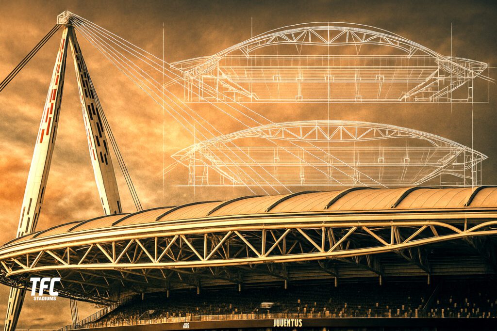 The Roof of Juventus Stadium, Design, Structure and Features
