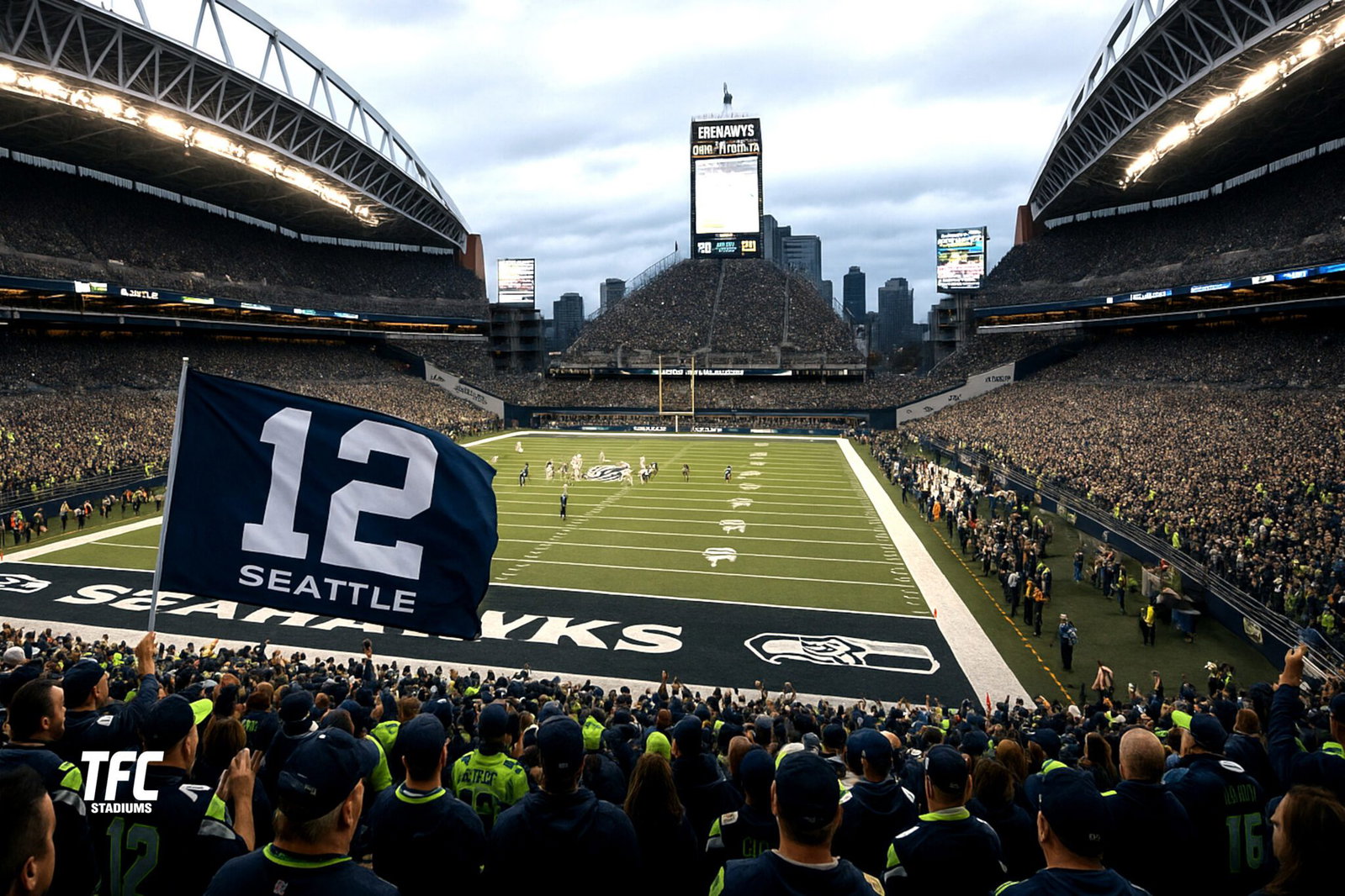 The astonishing atmosphere of Lumen Field