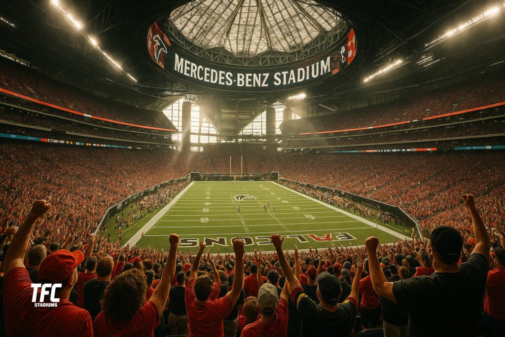 The Loudest Games at Mercedes-Benz Stadium | Falcons, Atlanta United ...