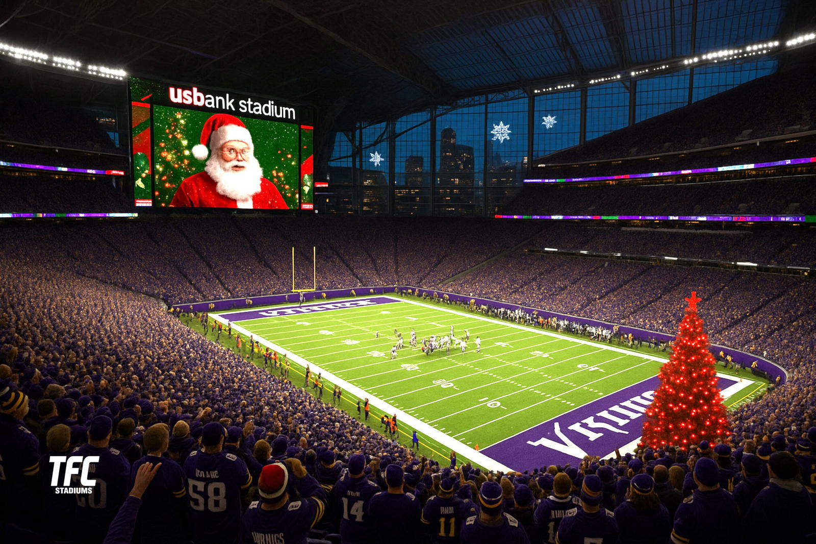 Christmas At U.S. Bank Stadium