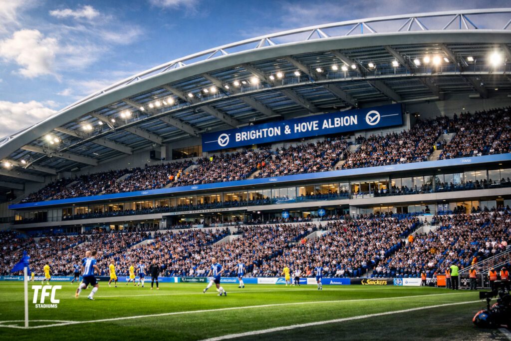 West Stand Amex Stadium seating guide