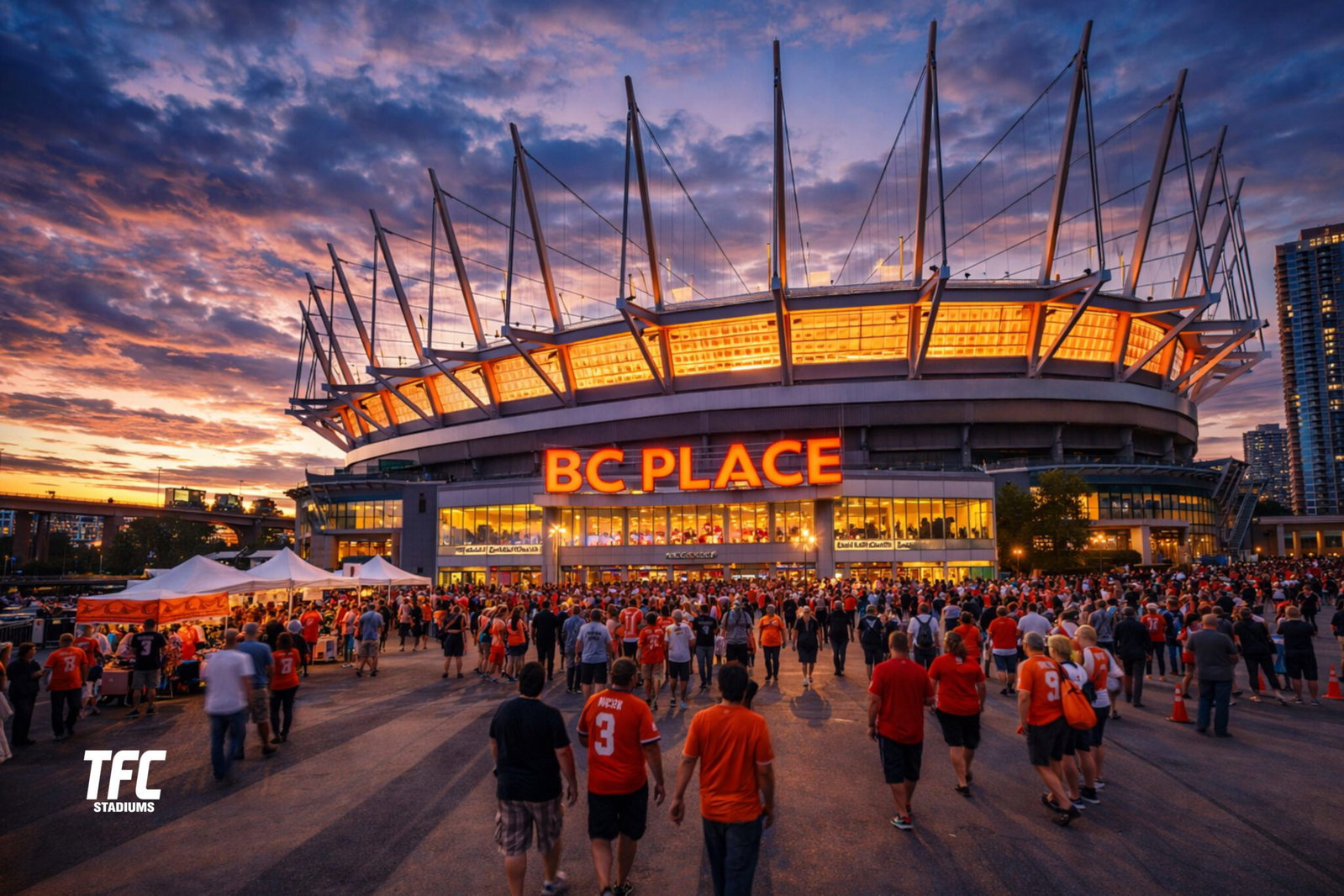 BC Place Best Seats, Where the View Matches